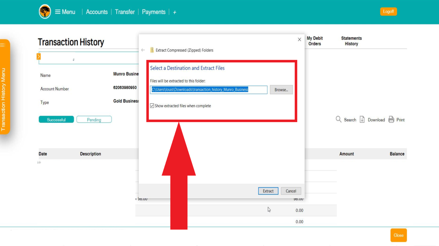 how to check your bank account online | The Fun Accountant