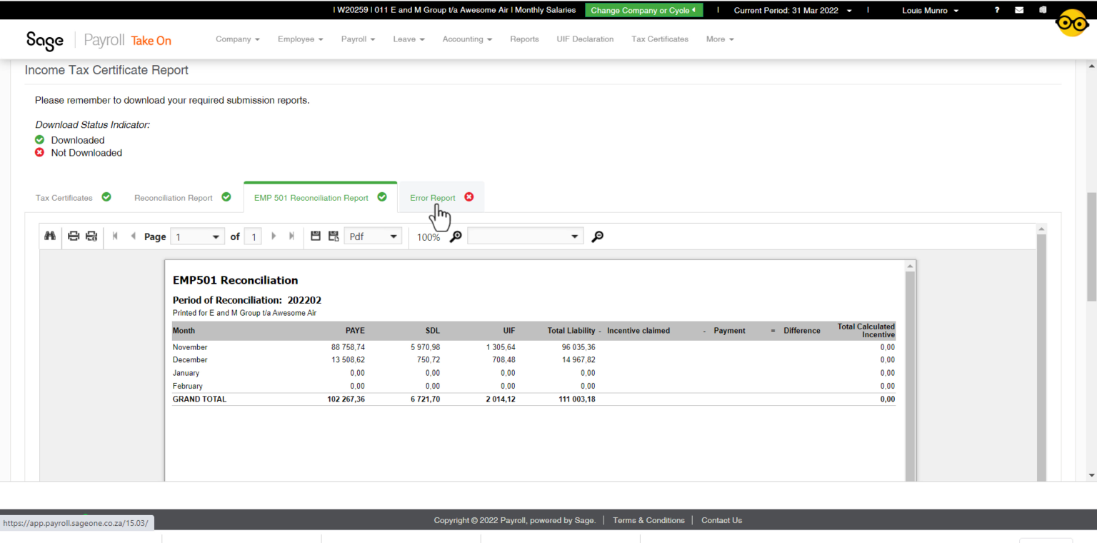 How to do an Annual Reconciliation Declaration (EMP501) submission for ...