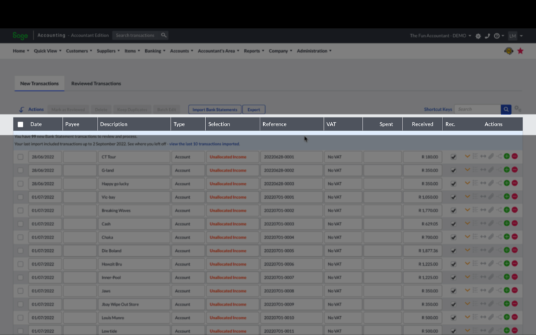 How to process Customer Bank Receipts in Sage Accounting | The Fun ...