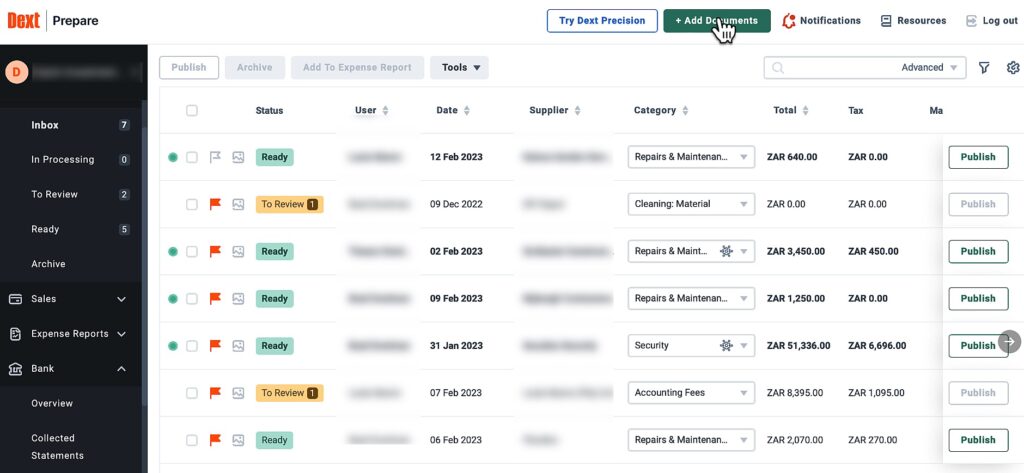 Dext: The best Bank Statement conversion tool for importing bank ...