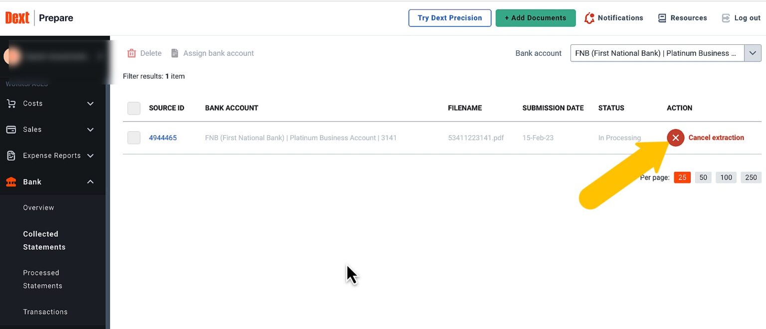 Dext: The best Bank Statement conversion tool for importing bank ...